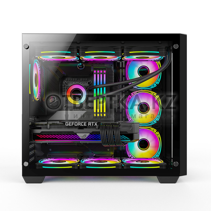 Компьютерный корпус Huntkey S980 Tornado Black без Б/П купить в Алматы ...