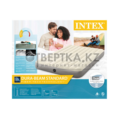 Матрас надувной Intex 64103 купить в Алматы, цена оптом и в розницу ...
