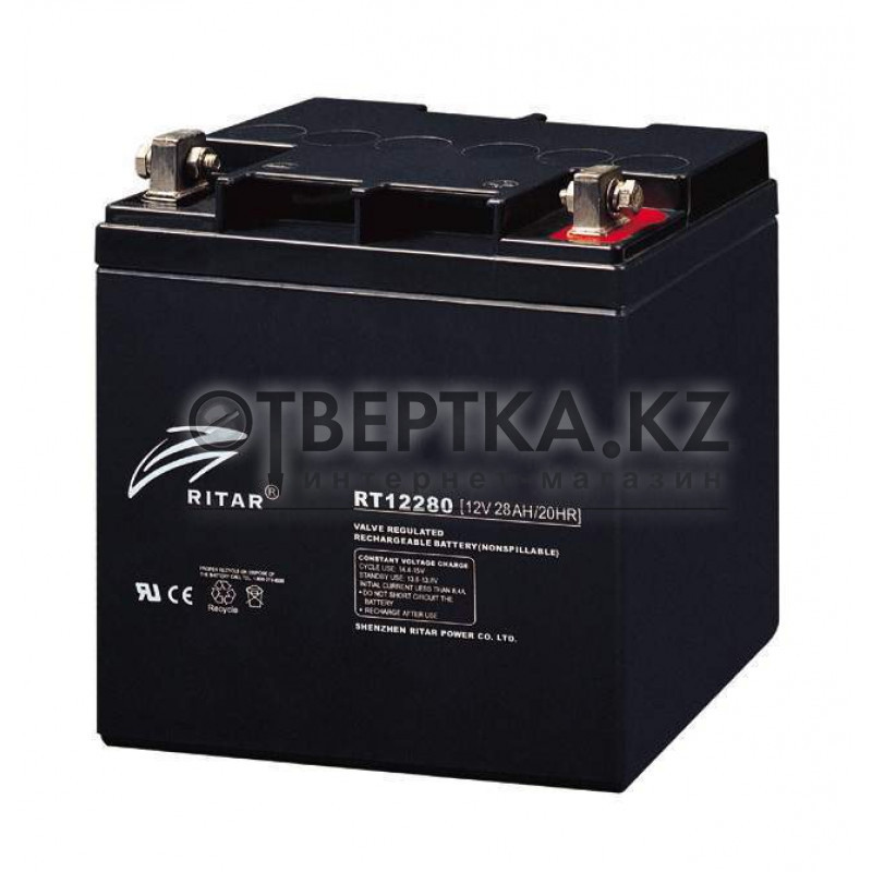 Аккумулятор Ritar 12V 28Ah (RT12280) купить в Алматы, цена оптом и в ...